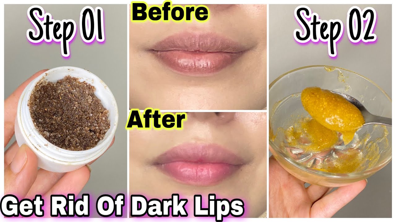 How to get pink and soft lips naturally at home | How to remove ...