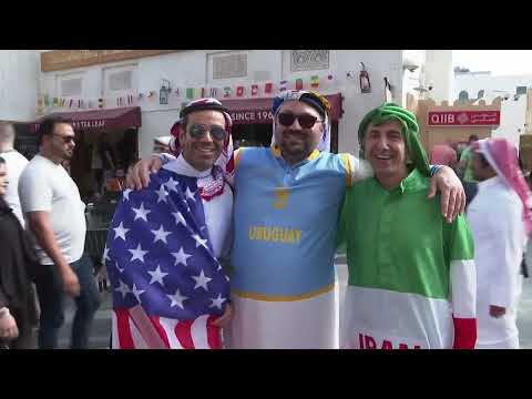 Iran & US fans react ahead of Group B final round match | USMNT | Qatar 2022 World Cup