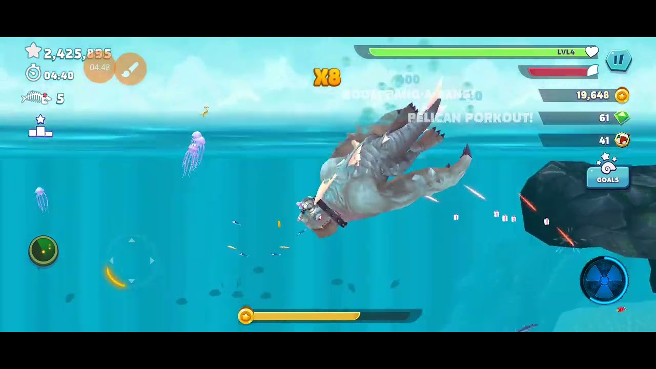 live. hungry shark evolution. behemoth - YouTube