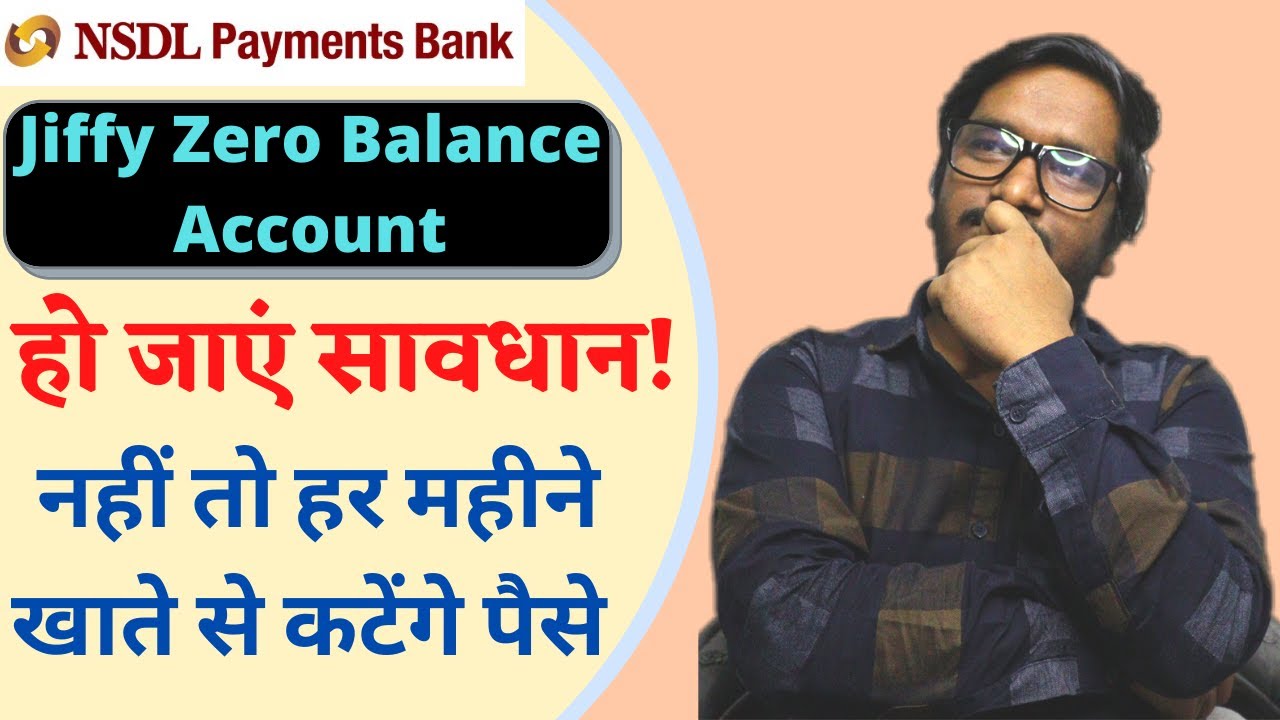 What is the Account Servicing Fee for NSDL Payments Bank Jiffy ...