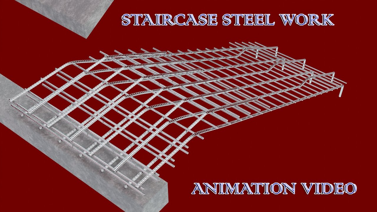 STAIRCASE STEEL WORK 3D MODEL DESIGNS MODERN RAILING FOR HOMES ...