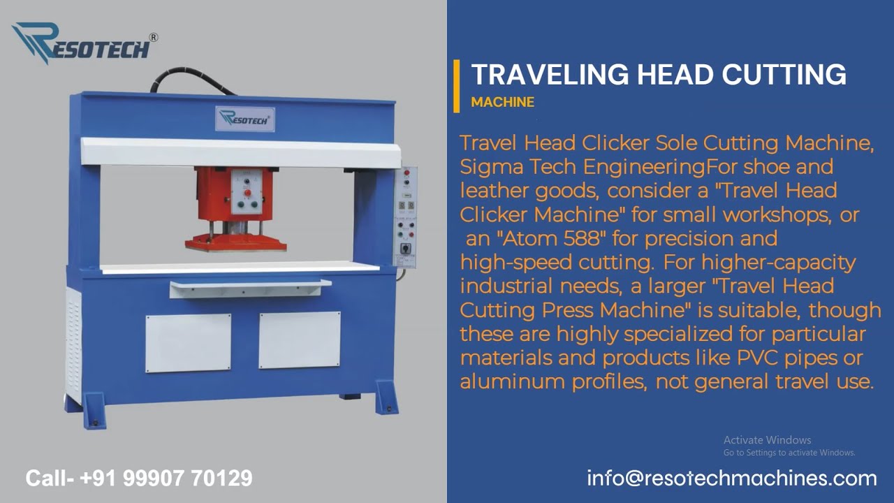“Traveling Head Cutting Machine | Precision Meets Power ⚙️ ️” - YouTube
