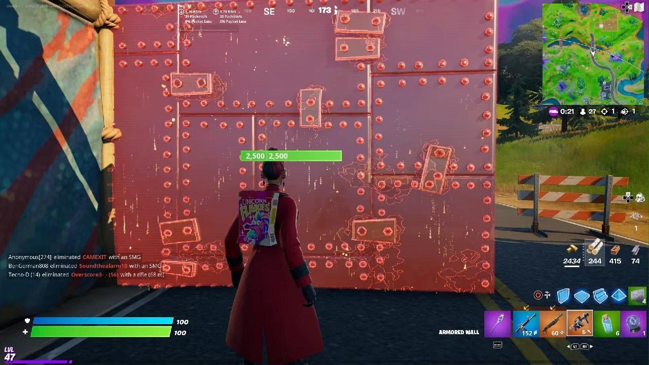 New Armored wall Fortnite Battle Royale Season 8 week 2 - YouTube