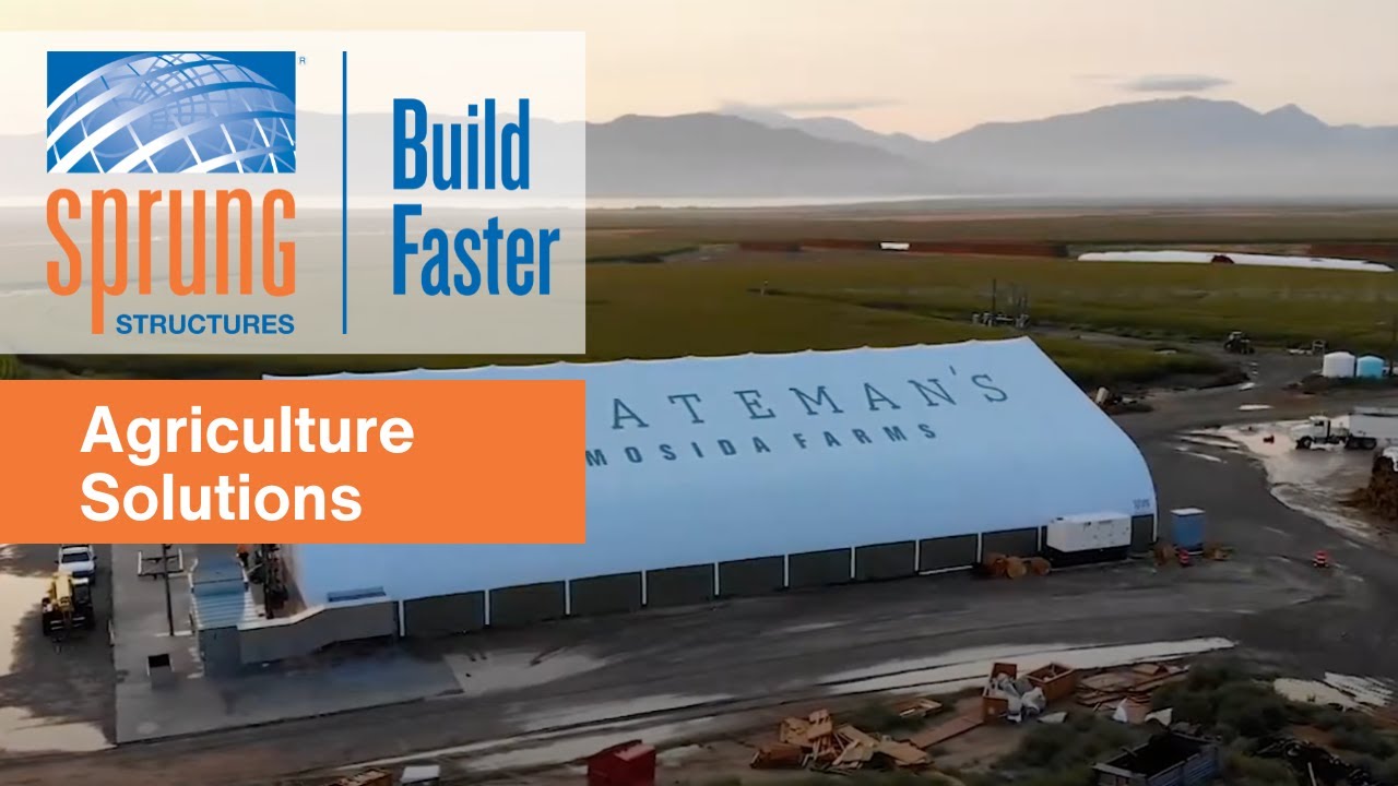 Sprung Agriculture Solutions: Sprung Greenhouses - YouTube