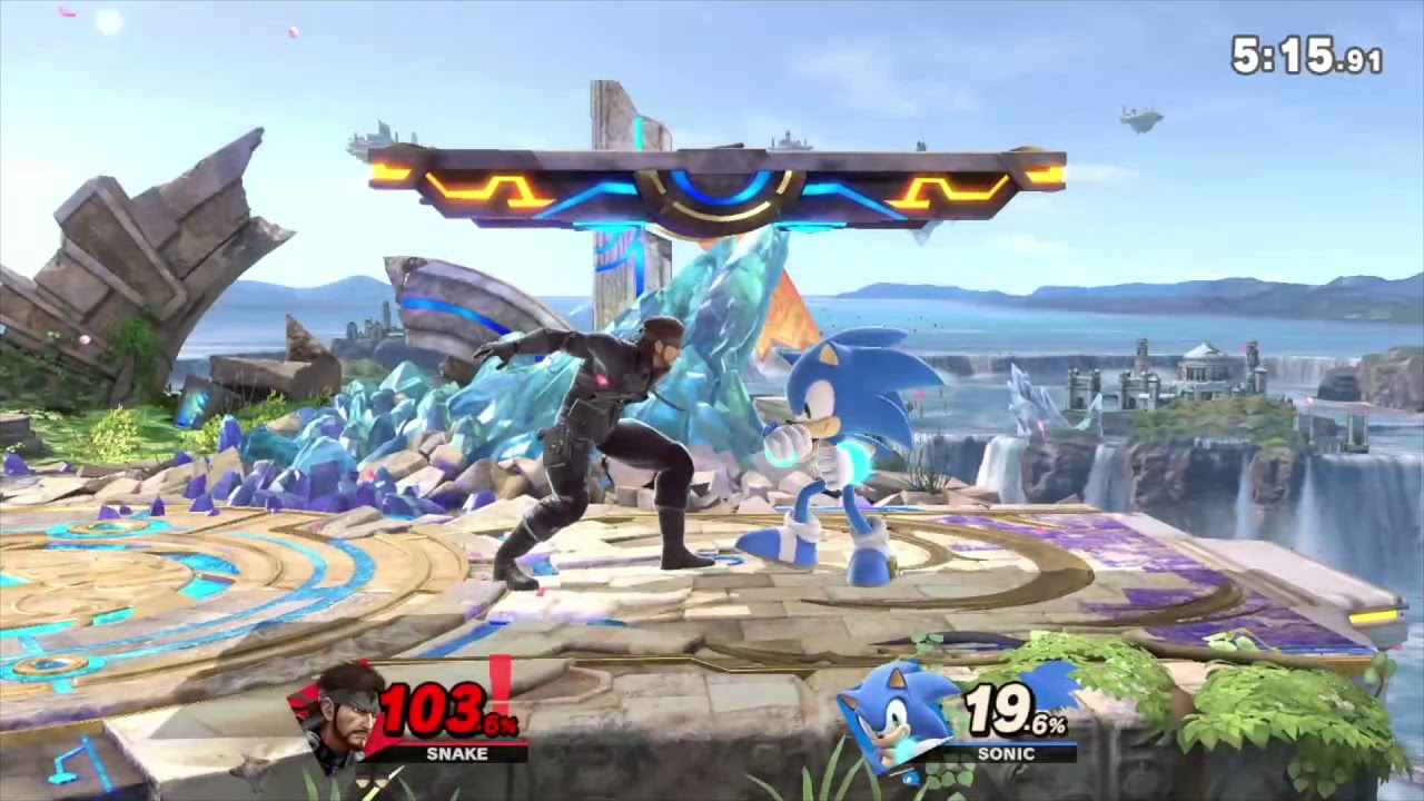 SSBU Sonic vs Snake winners round 1 - YouTube