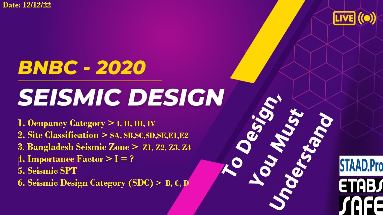 Seismic Design Category BNBC 2020 | IBC - YouTube