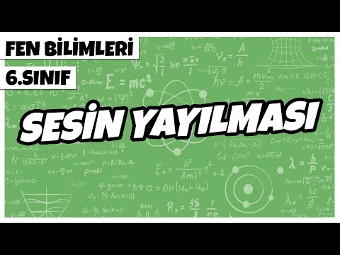 6. Sınıf Fen Bilimleri - Sesin Yayılması | 2022