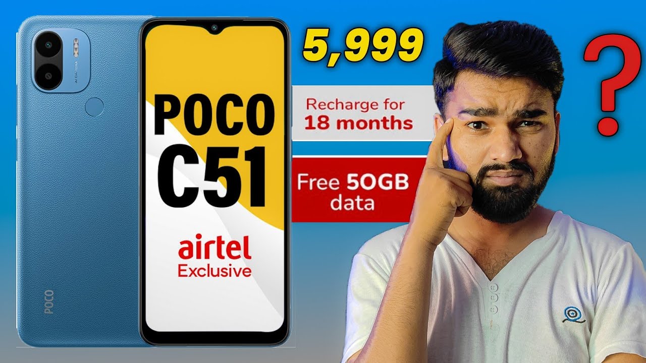 Poco C51 Collaboration with Airtel ⚡ Fully Explain ! - YouTube