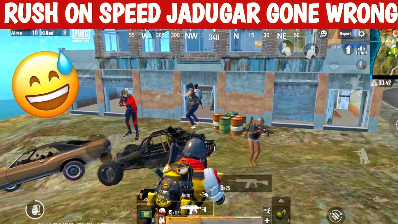 RUSH ON SPEED JADUGAR GO WRONG PUBGLITE COMEDY|pubg lite video online gameplay MOMENTS CARTOON ...