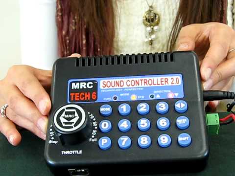 MRC TECH6 POWERPACK part1 how to control DC loco - YouTube