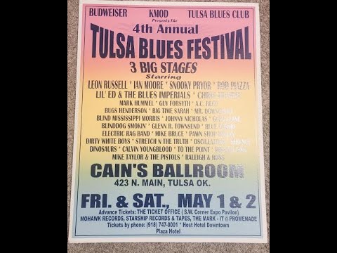 Blind Mississippi Morris 4 annual Tulsa Blues Fest - YouTube