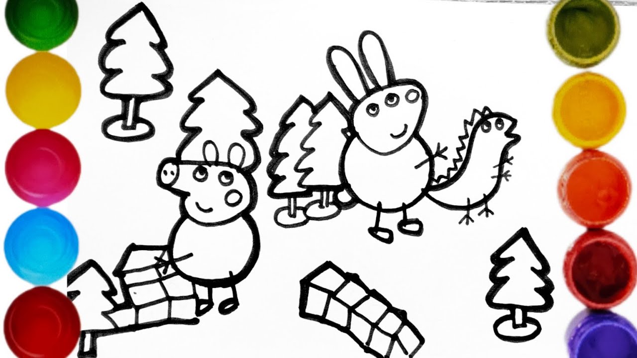 Richard Rabbit and George's Play Date Peppa Pig Full Kids Episodes ...