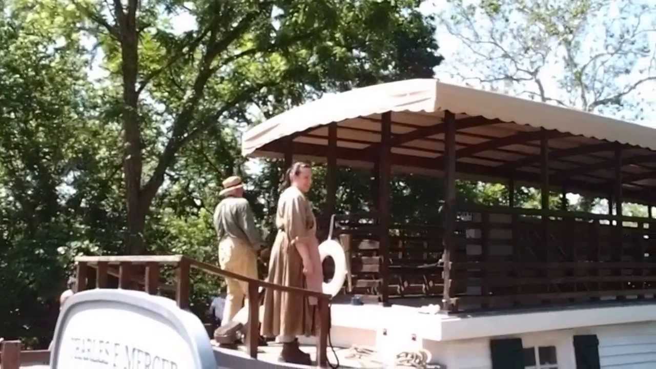 The Charles F. Mercer Canal Packet Boat - YouTube