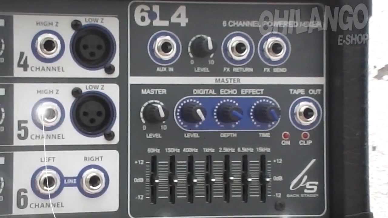 MEZCLADORA BAKCSTAGE 6L4 - YouTube