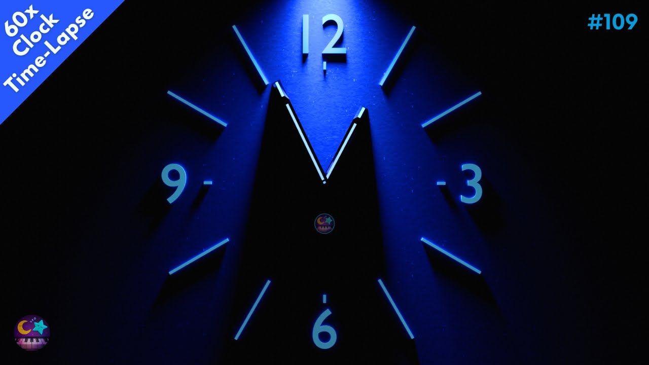 60x Time-Lapse Clock with Lullaby This Time with Clock #109 - YouTube