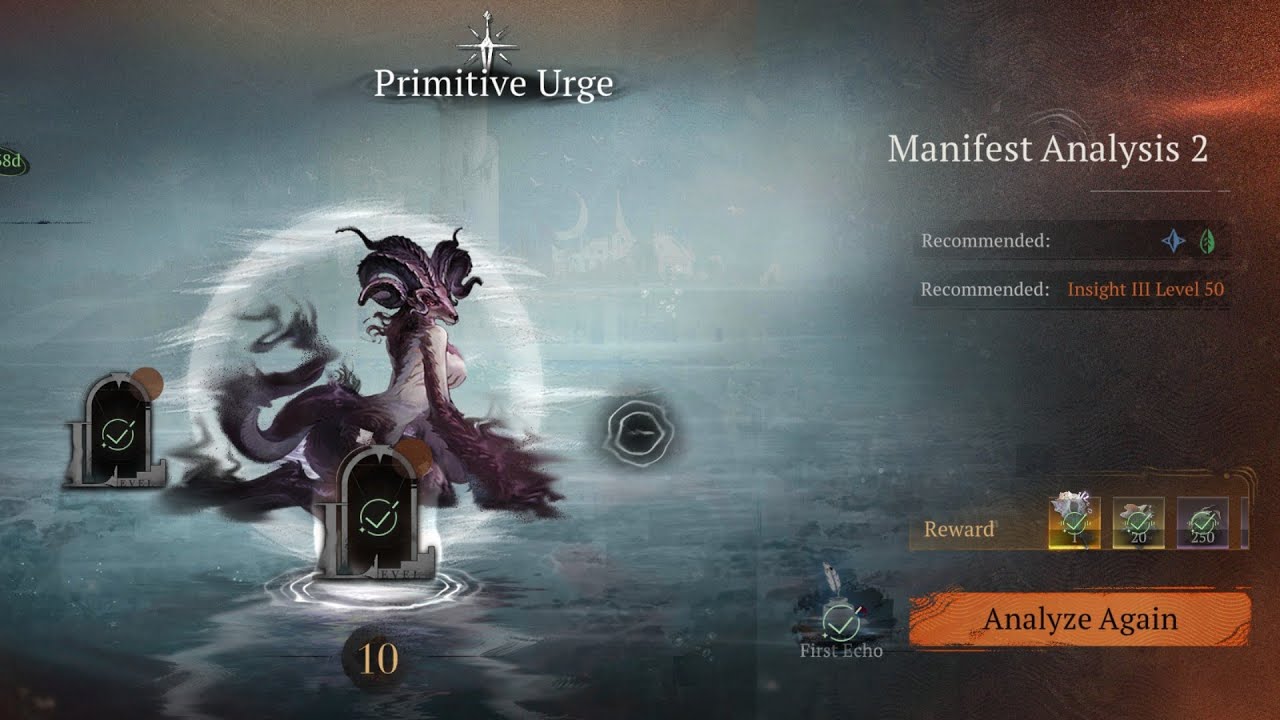 Primitive Urge Manifest Analysis II Cleared | Reverse 1999: Myth ...
