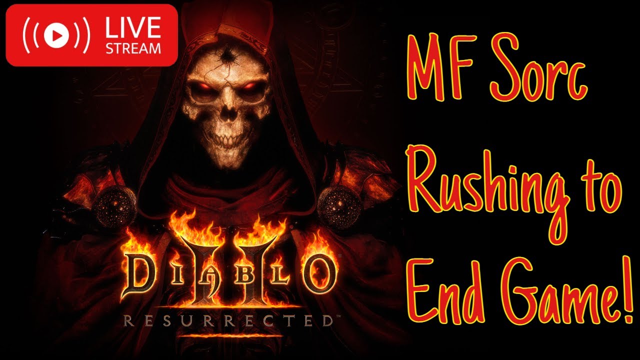 Diablo 2 Resurrected : MF Sorc End Game Rush - YouTube