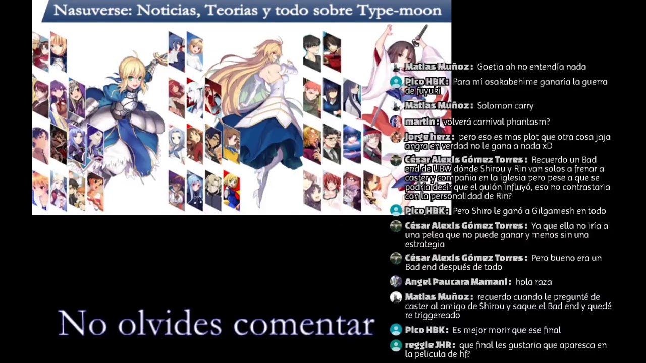Especial TYPE-MOON/Nasuverse | Preguntas y Respuestas #1 - YouTube