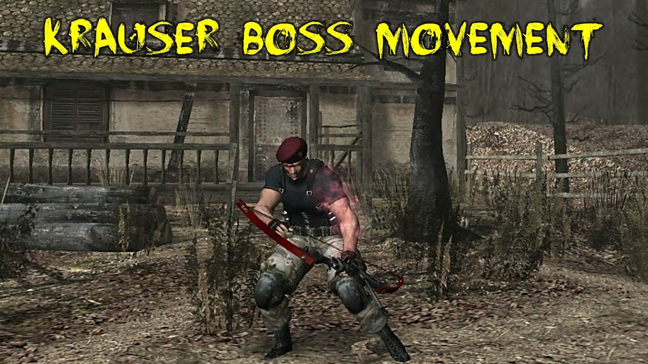 Resident Evil 4 Krauser Boss Movement Story Mode - part 1 - YouTube
