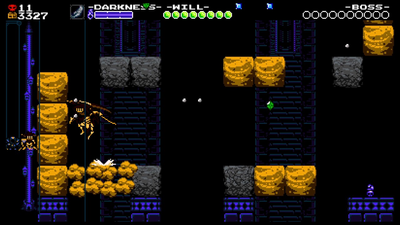 Shovel Knight: Specter Knight tower climb mini-game - YouTube