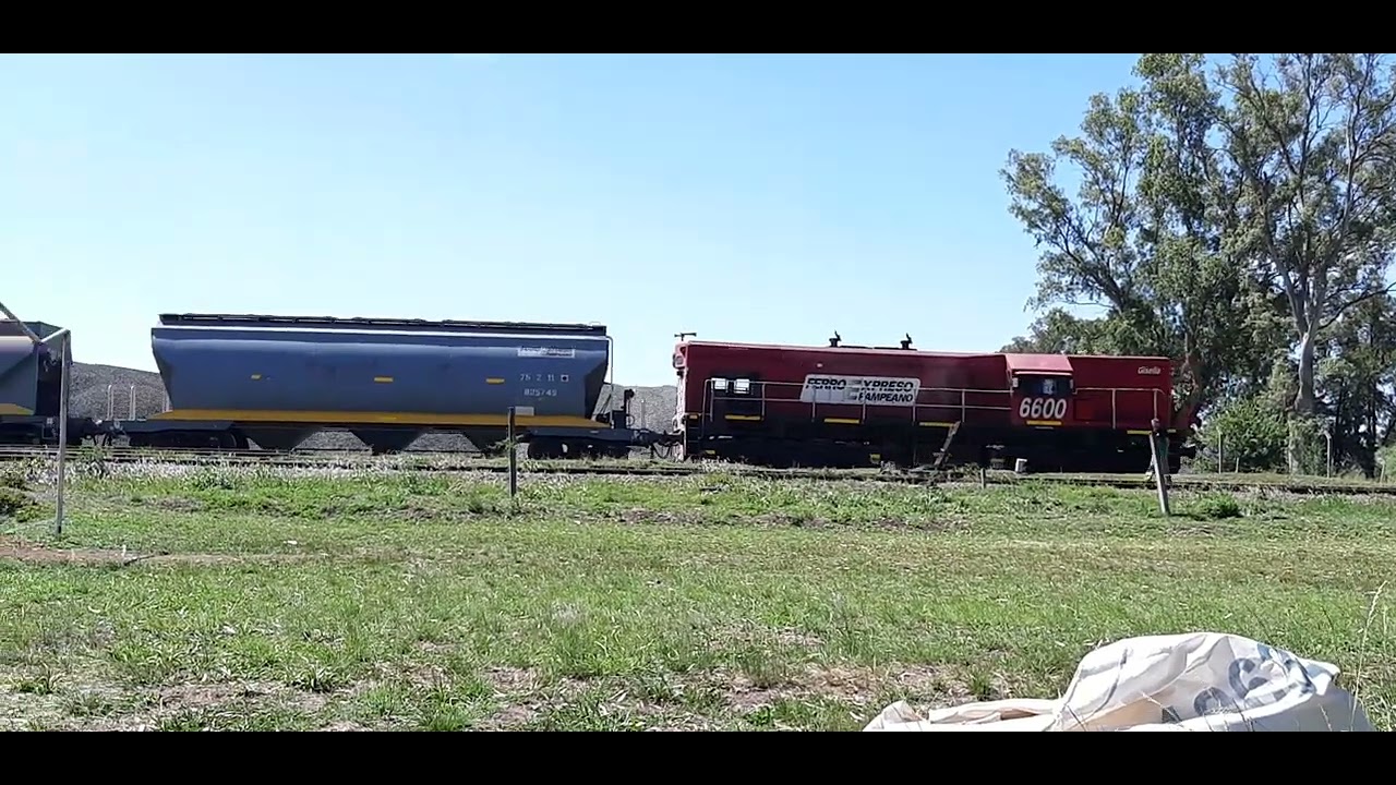 EMD GM GR12 6600 maniobrando el Primer corté de Gg's en Dr Cabred ...