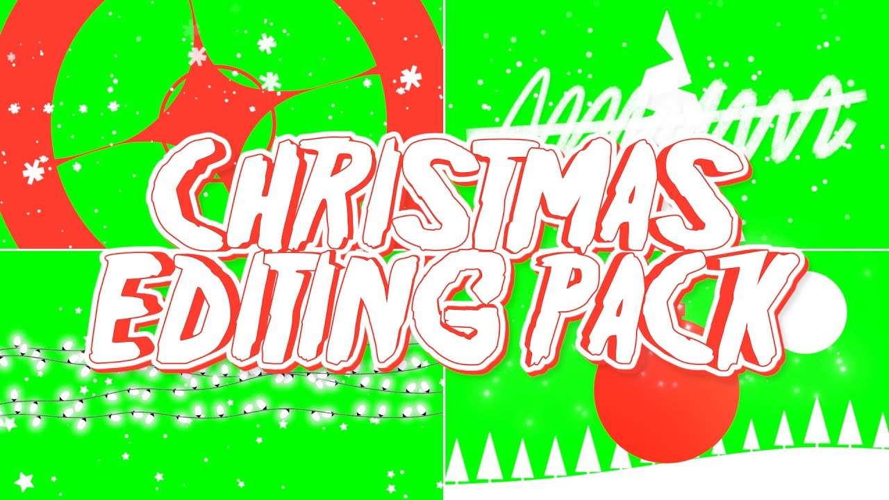CHRISTMAS EDITING PACK 2019!! - YouTube