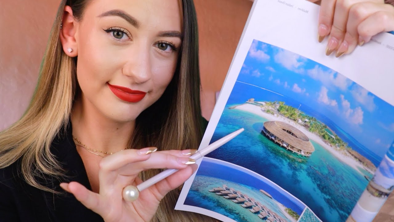 ASMR Luxury Travel Agent Roleplay ☀️ Planning Your Vacation (Soft ...