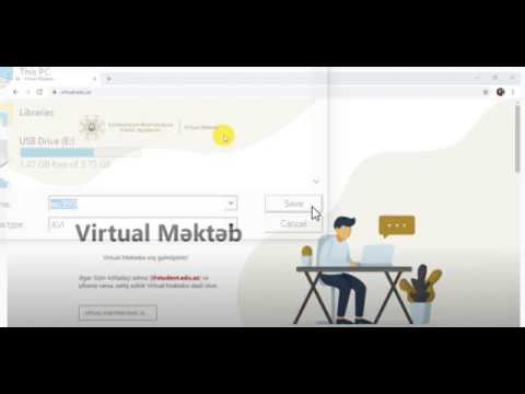 Virtual məktəbdə şagird  qeydiyyatı