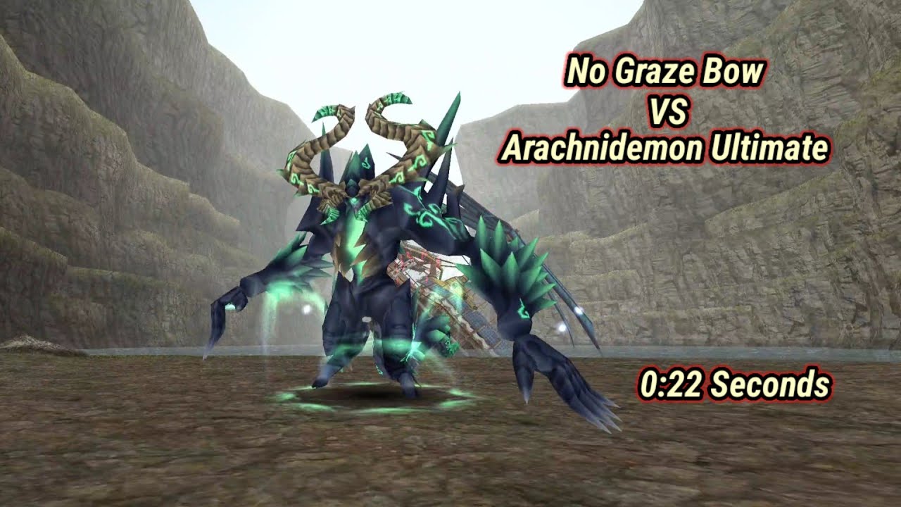 Toram Online - No Graze Bow VS Arachnidemon Ultimate (0:22) - YouTube