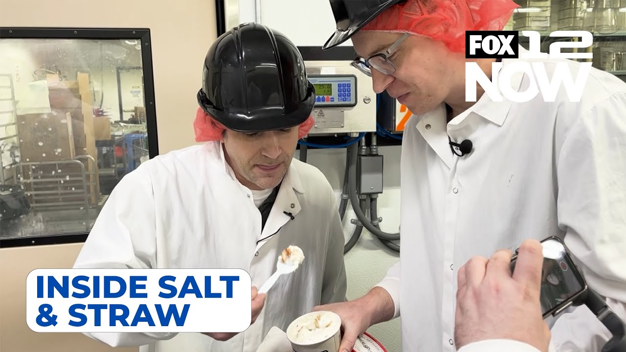 LIVE: Look inside the Salt & Straw factory in SE Portland - YouTube