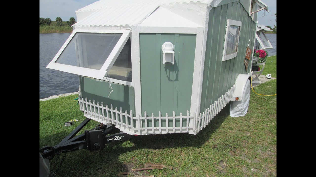 Cottage Camper 6 - How to make a window pane - YouTube