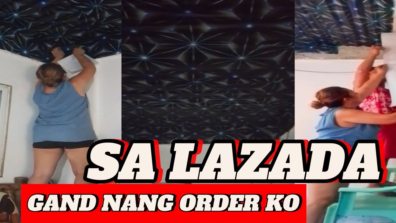 Super ganda nang naorder kung ito sa LAZADA 3D WALLPAPER ADHESIVE.# ...