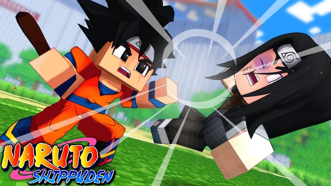 GOKU ENTROU no EXAME CHUNIN no MUNDO DE NARUTO no MINECRAFT ! - YouTube