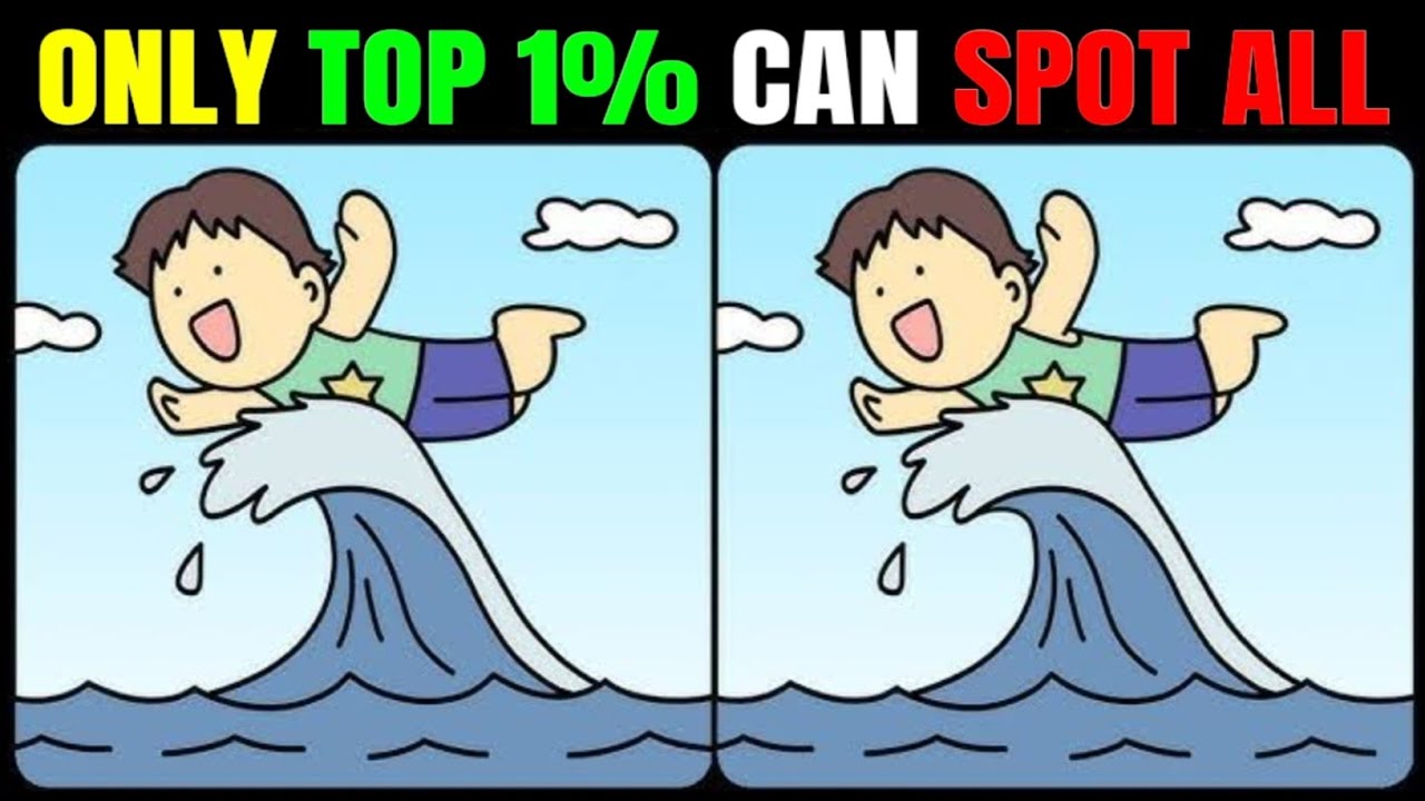 Very Few People can Spot the Difference | Hard to Find All [ Find The ...