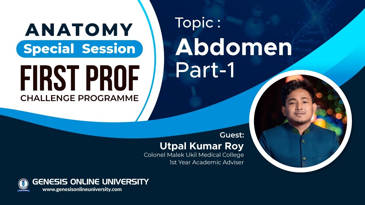 Abdomen | Part-1 | Anatomy | Utpal Kumar Roy | GOU - YouTube
