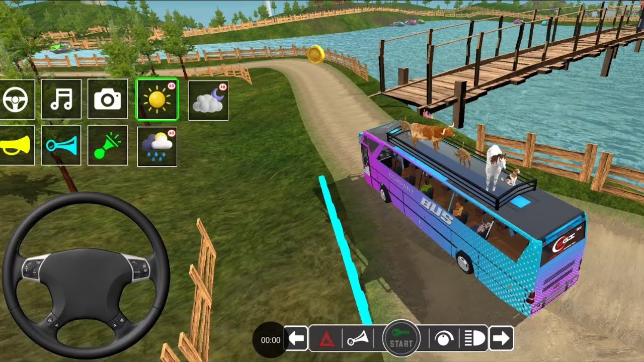 Bus wala game || Gadi wala game video || Bus Simulator 3d gameplay ...