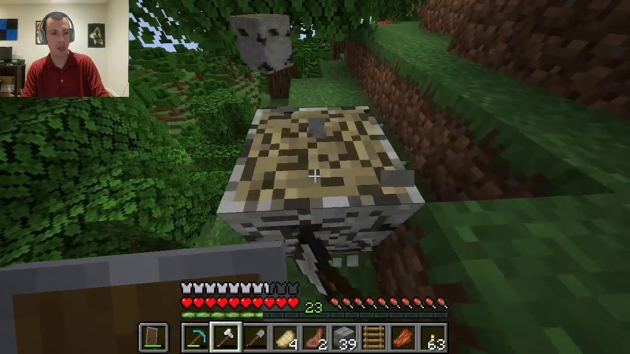 Minecraft: Breaking Some Cobwebs... With a Sword This Time - YouTube