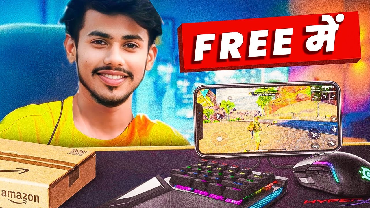 Keyboard or mouse connect and convert mobile to pc gaming 4 in 1 combo ...