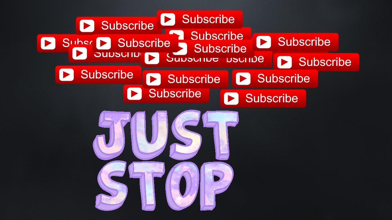 STOP SUB FOR SUB(Why?) - YouTube
