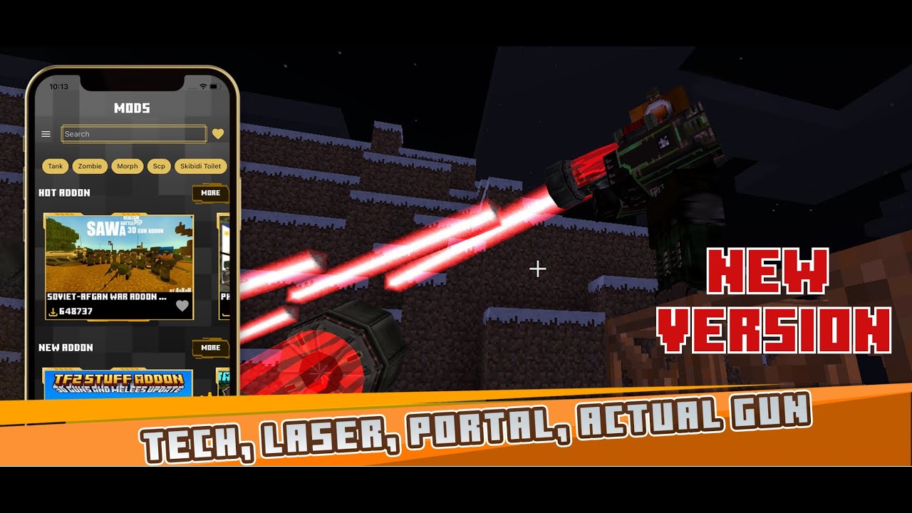 ACTUAL GUN MOD FOR MINECRAFT [NEW VERSION] - YouTube