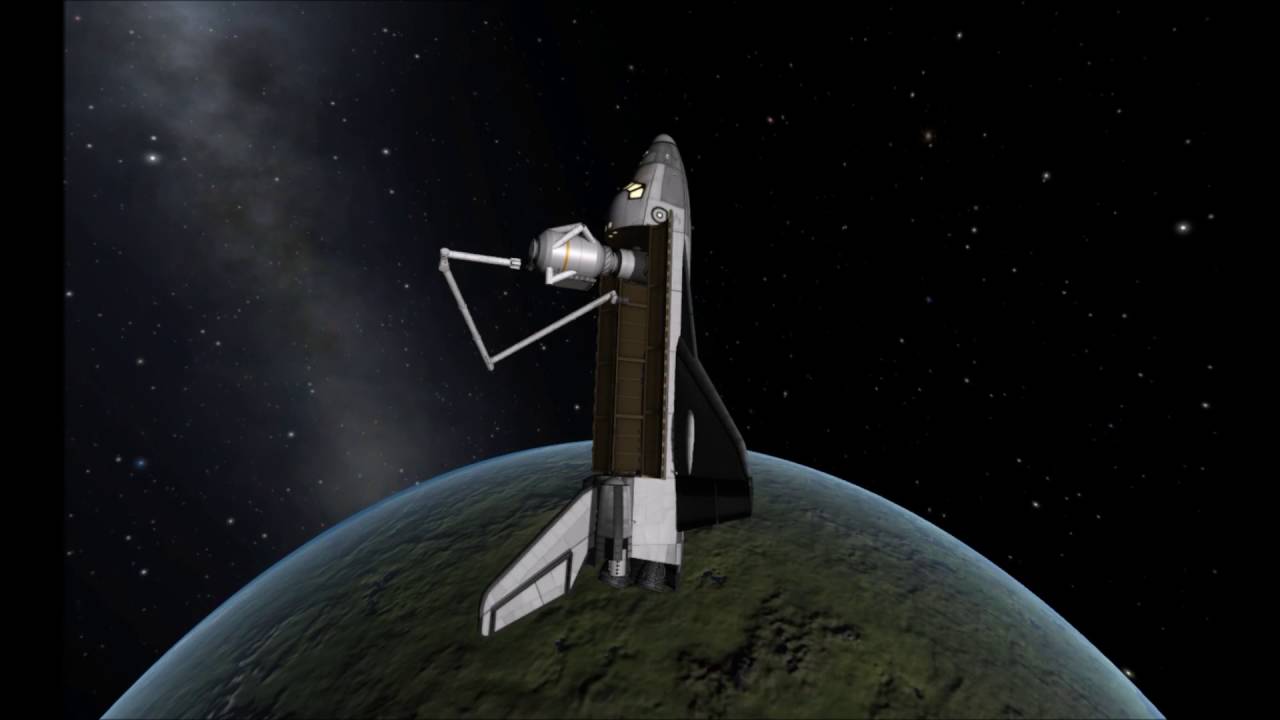 Realistic NASA Space Shuttle for KSP - YouTube