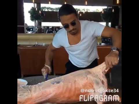 Nusret'in büyük tepki çeken görüntüleri