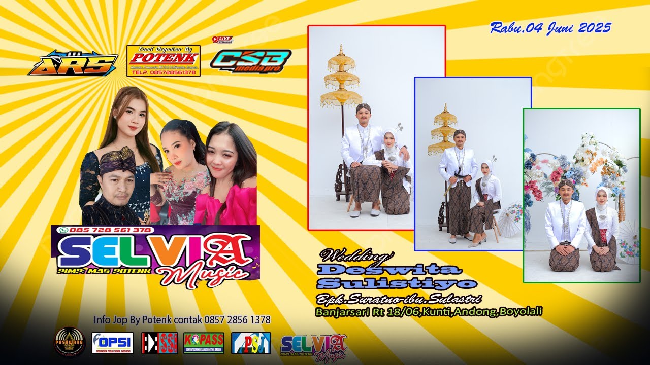 Live Selvia Musik // ARS Audio 01 // Banjarsari,Kunti,Andong // 04 JUNI ...