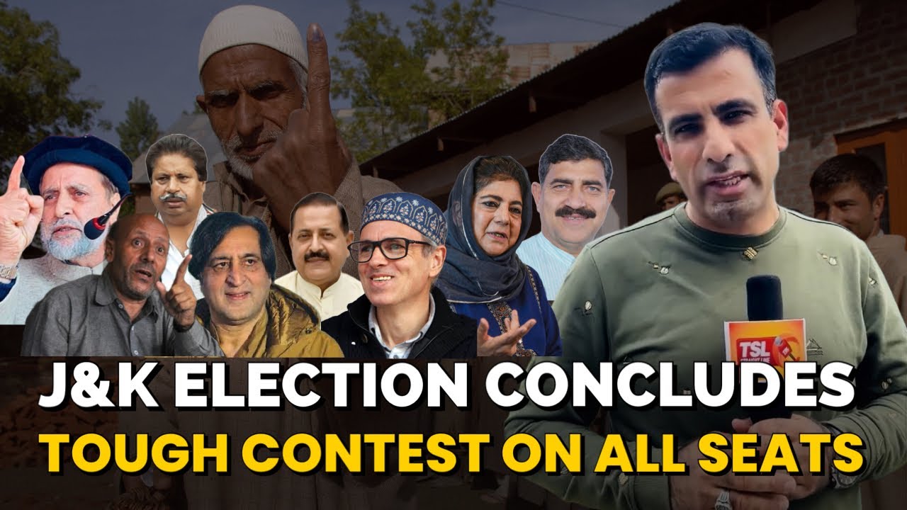 J&K Election Concludes; Contest on all 5 seats equally poised, none ...