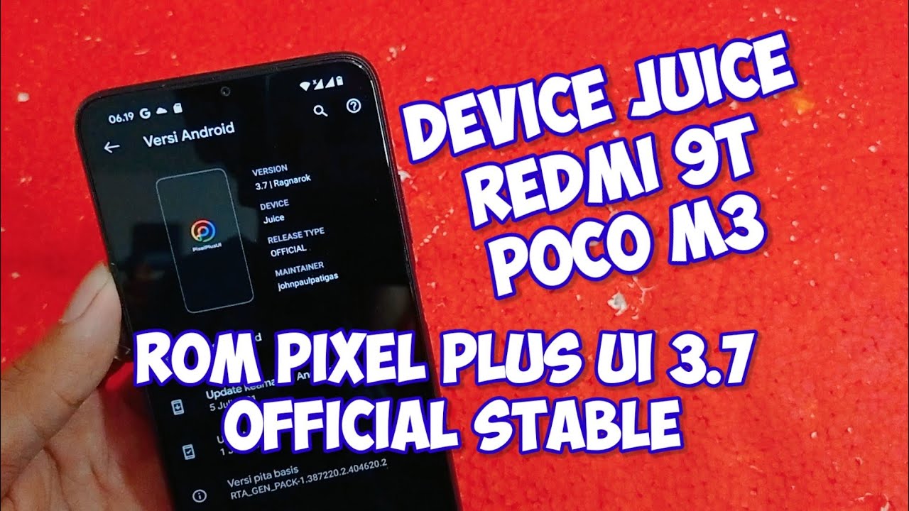 CARA INSTAL ROM PIXEL PLUS UI OFFICIAL ANDROID 11 | REDMI 9T LIME ...