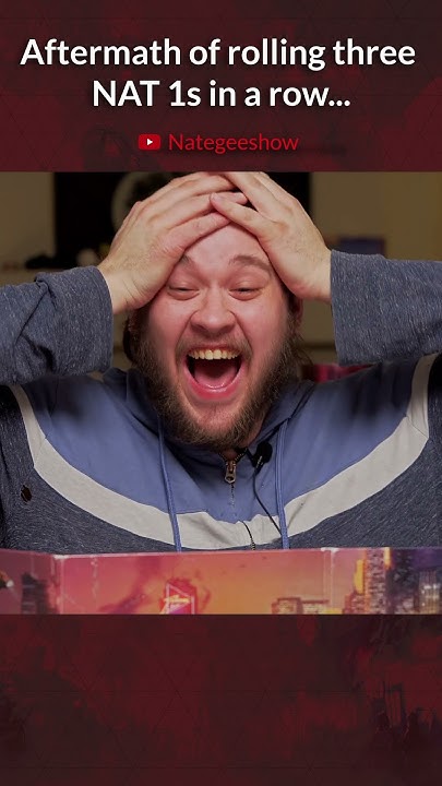 Aftermath of Rolling Three NAT 1s... #ttrpg #comedy # - YouTube