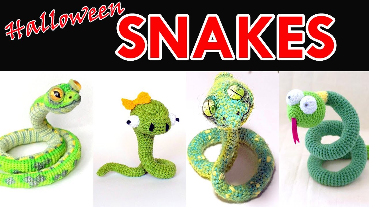 Halloween Crochet Patterns: SNAKE Amigurumi Crochet Pattern Roundup ...