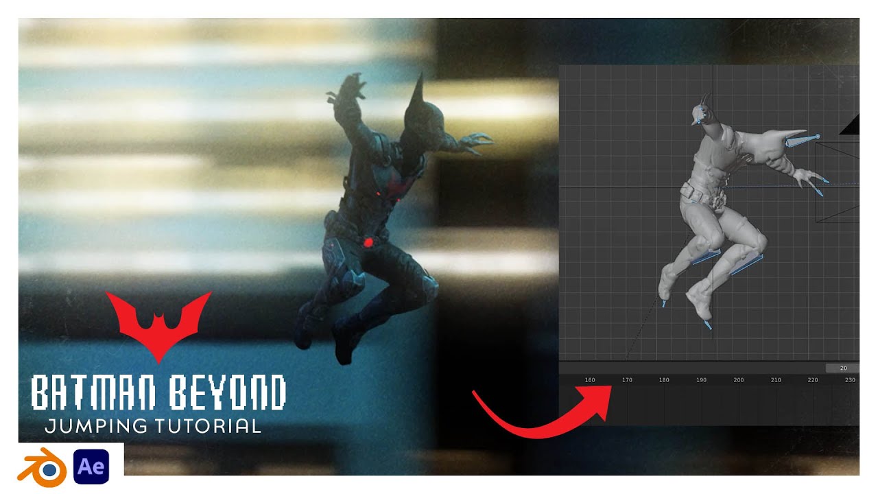 Customizing Mixamo Animations - Batman Beyond Intro Tutorial - YouTube
