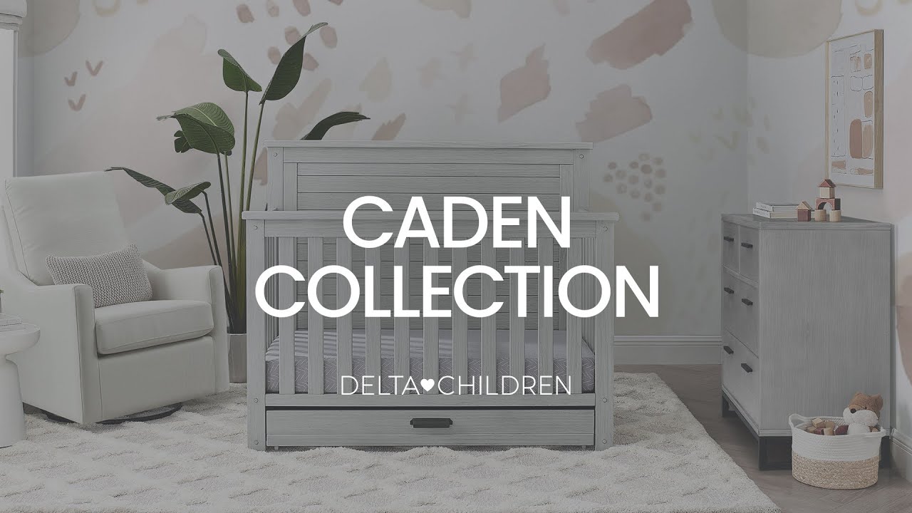 Caden 6-in-1 Convertible Crib with Trundle Drawer (by Delta Children ...