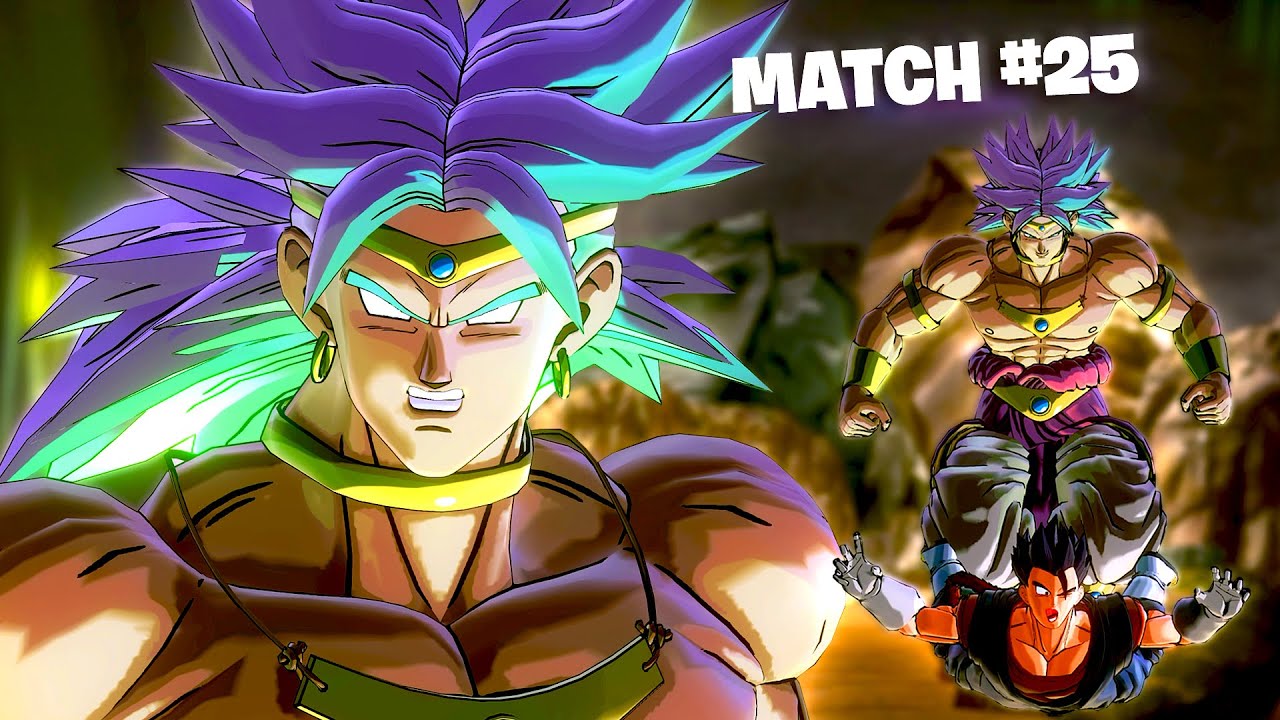 Restrained Broly VS 50 SWEATY Ranked Players on Xenoverse 2 - YouTube